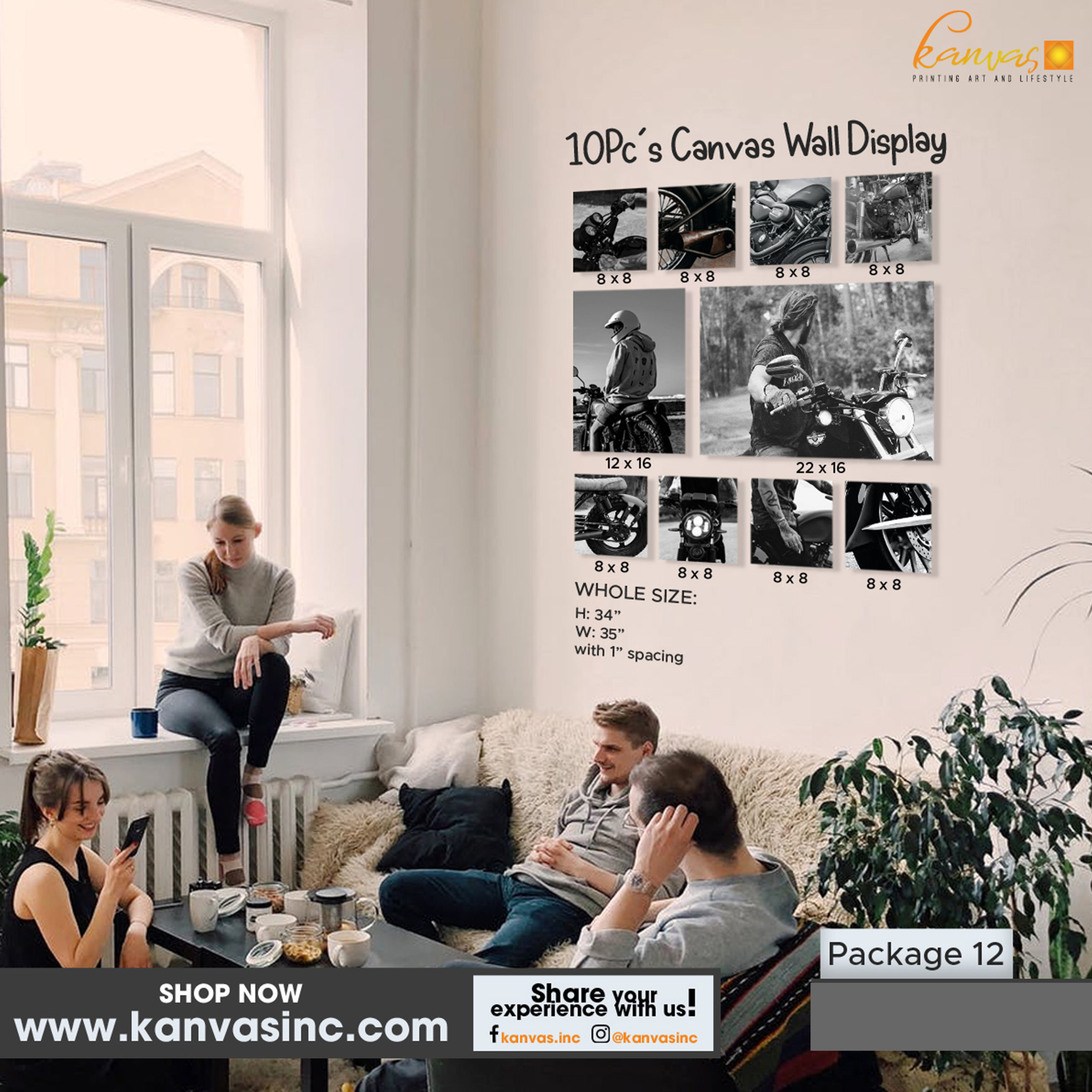 Canvas Prints Package 12 - Kanvas Inc.