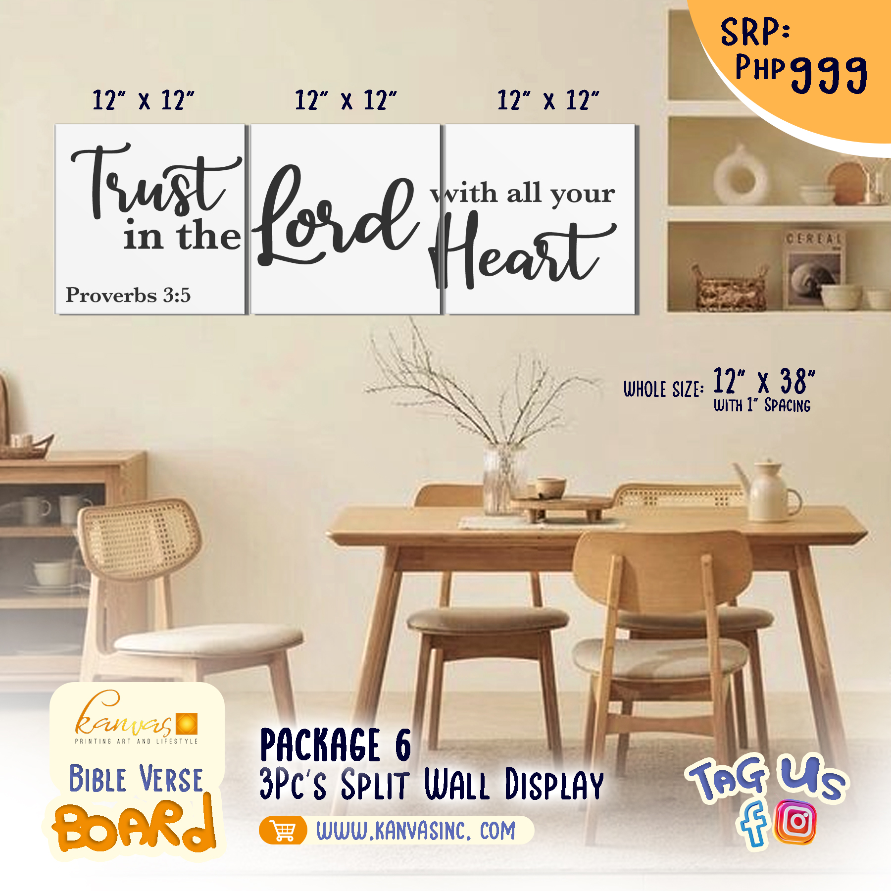 Custom Split Bible Verses Board Package 6 - Kanvas Inc.