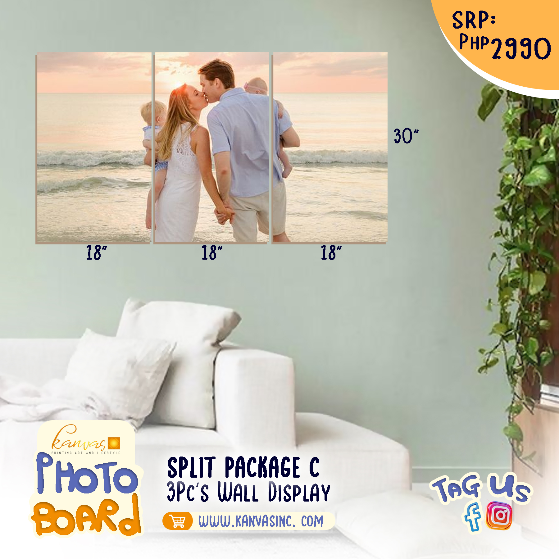 Photo Board Split Package C - Kanvas Inc.